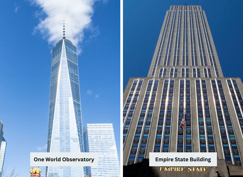 One World Observatory vs Empire State Building