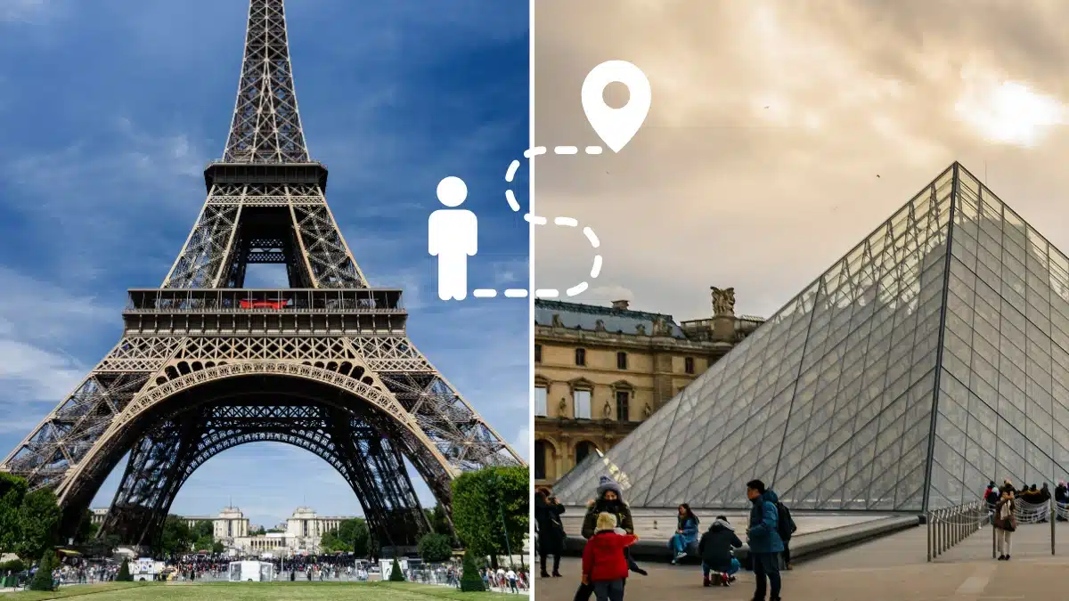 Eiffel Tower to Louvre - Via Metro, Bus, Taxi, Walk|Eiffel Tower to ...