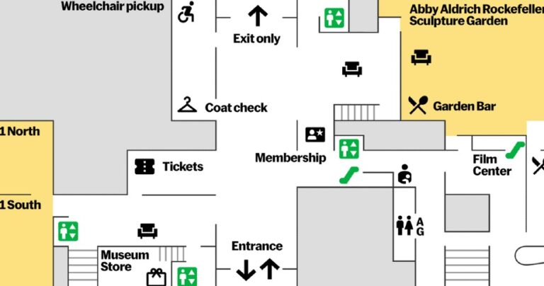 MoMA Map - Your Guide to the Museum of Modern Art NYC